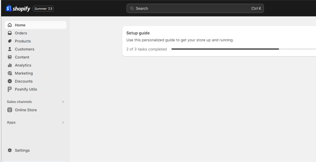 Shopify admin panel all widgets introduction in hindi
