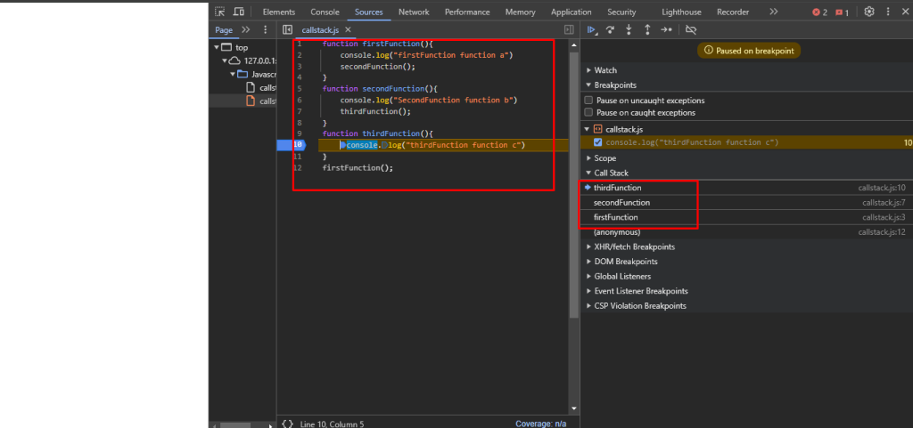 What is call stack in javascript in hindi